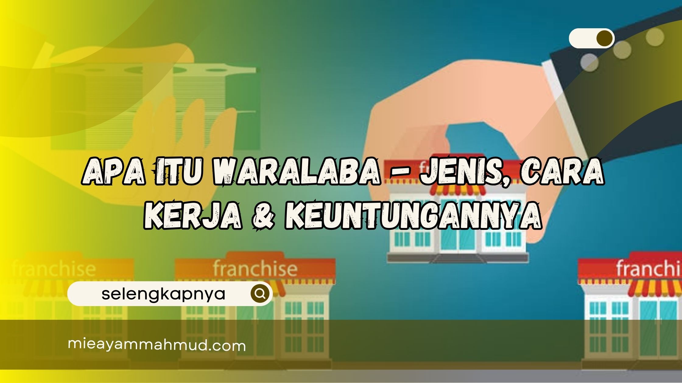 Apa Itu Waralaba - Jenis, Cara Kerja & Keuntungannya