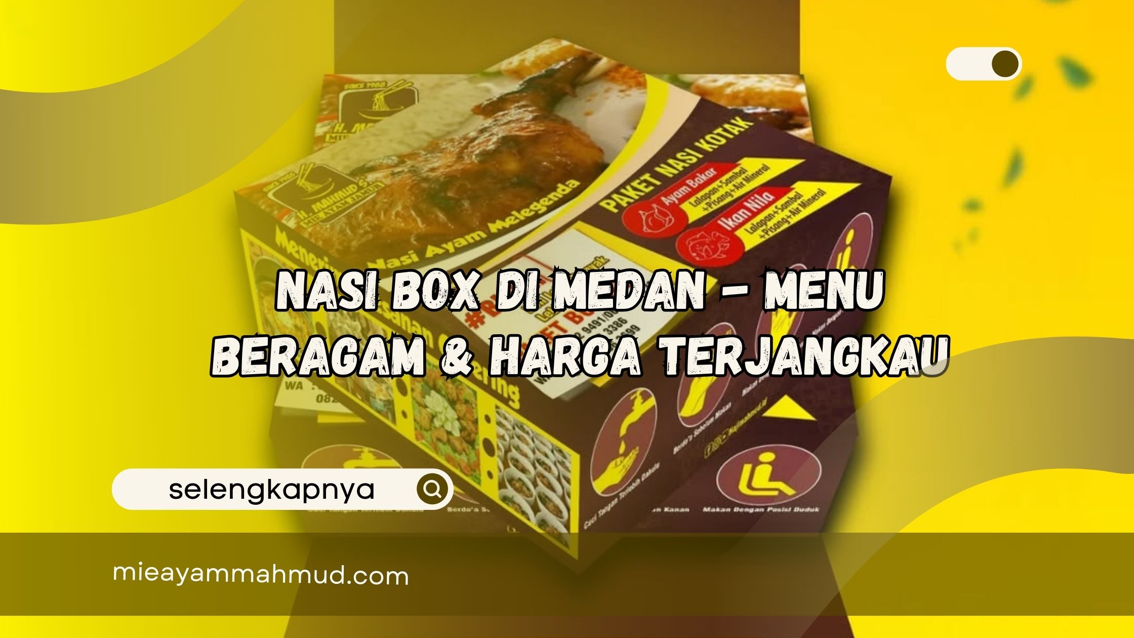 Nasi Box di Medan - Menu Beragam & Harga Terjangkau